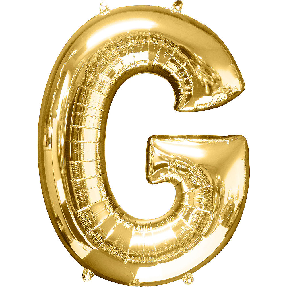 Giant Gold Letter G Balloon – Balloonsforeverythingonline