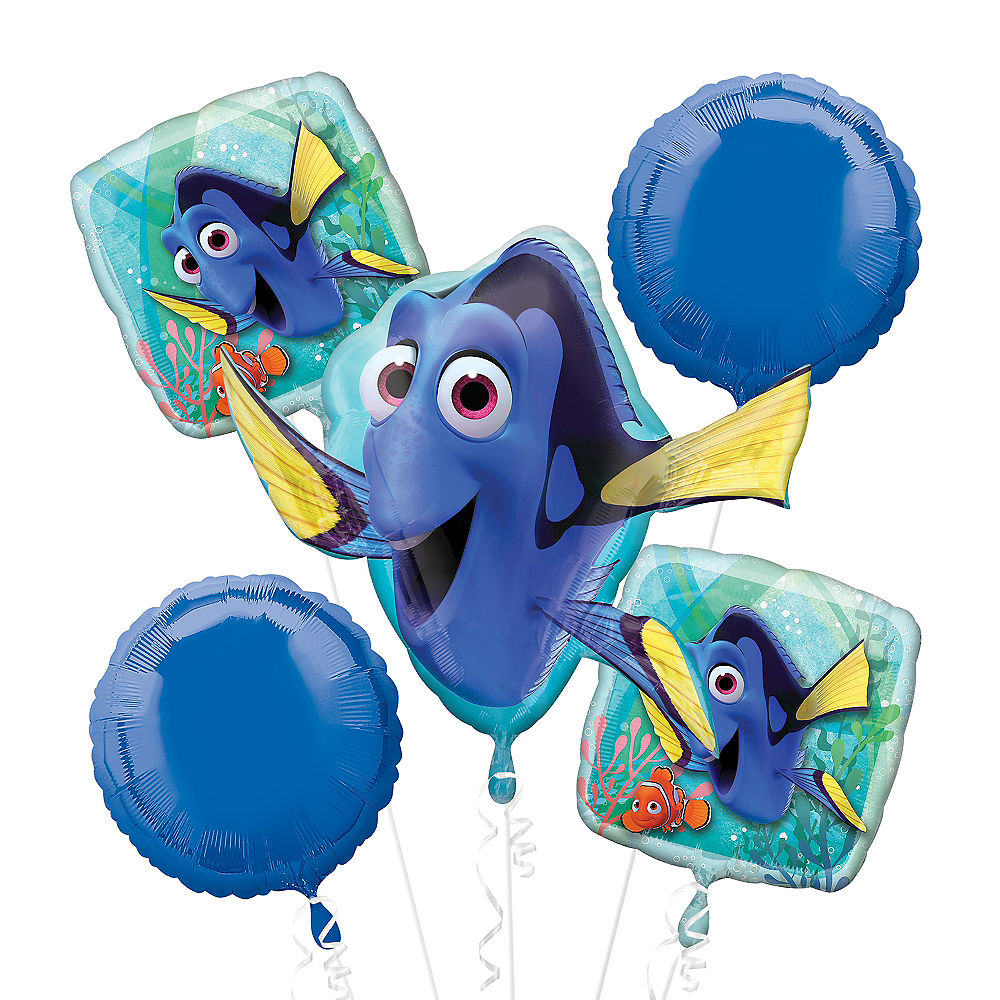 Finding Dory Balloon Bouquet 5pc – Balloonsforeverythingonline